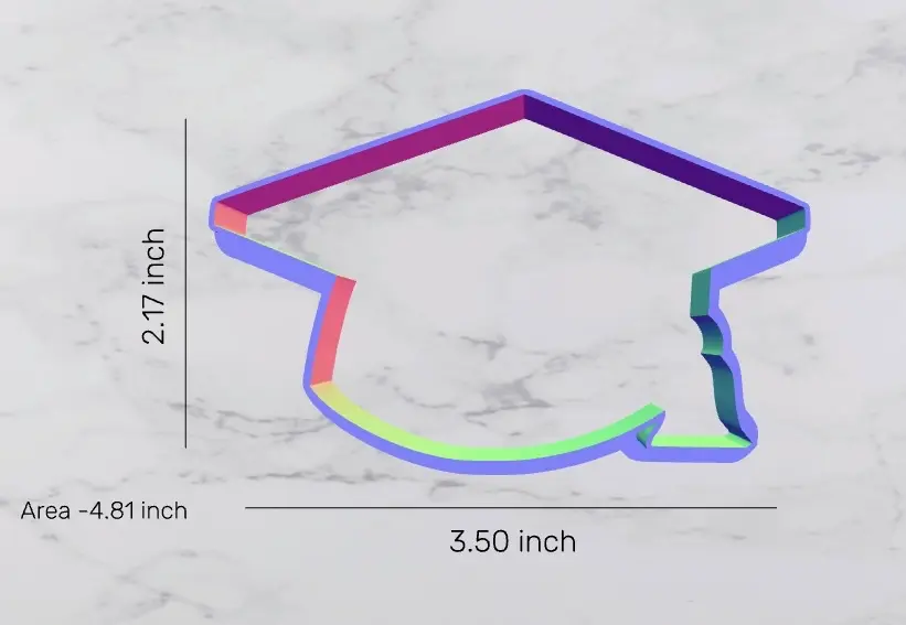 Badges & Coins STL Download - Graduation Cap Cookie Cutterby Donald ...