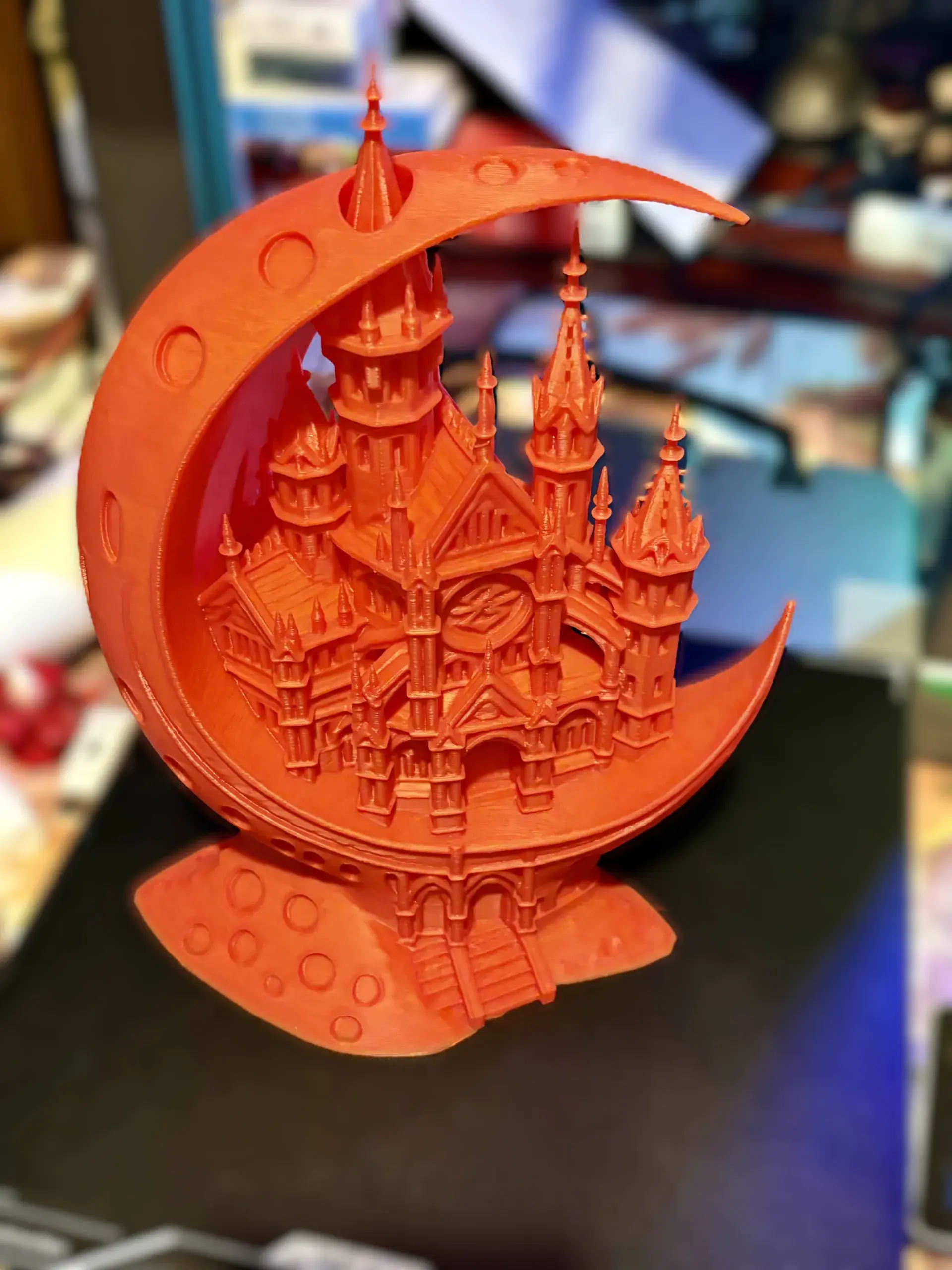 3D Printer Files | 3MF File | Gothic Moon Palace | Creality Cloud