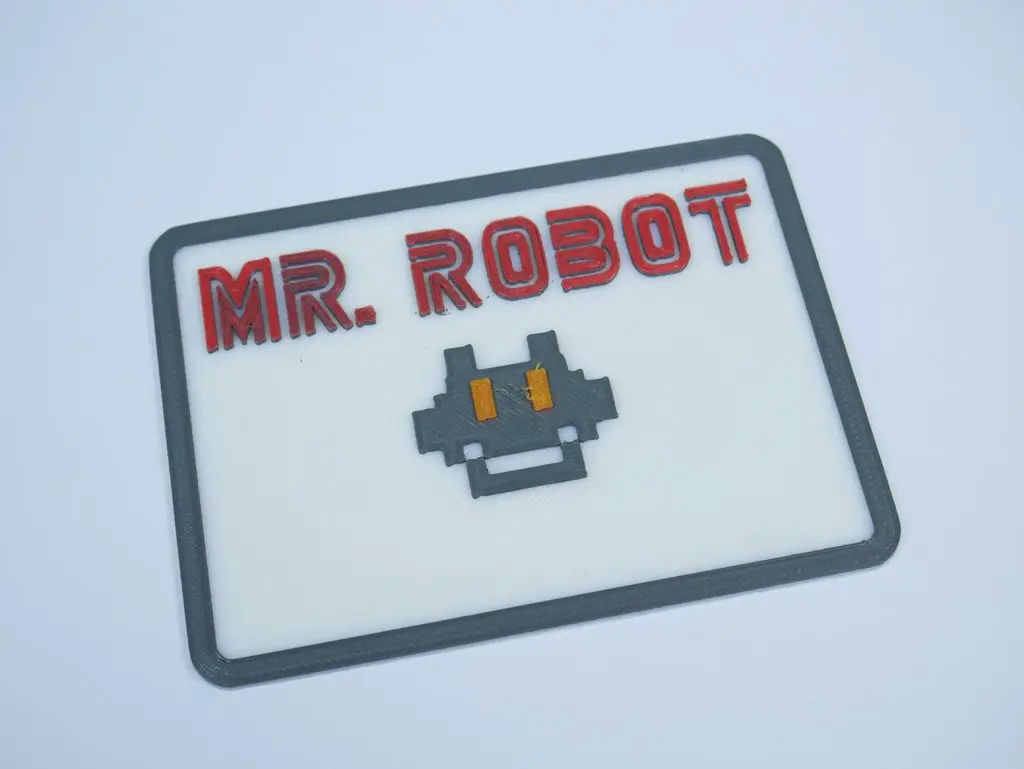 Free Badges & Coins STL Download - Mr Robot badgeby SMT_M 🦊