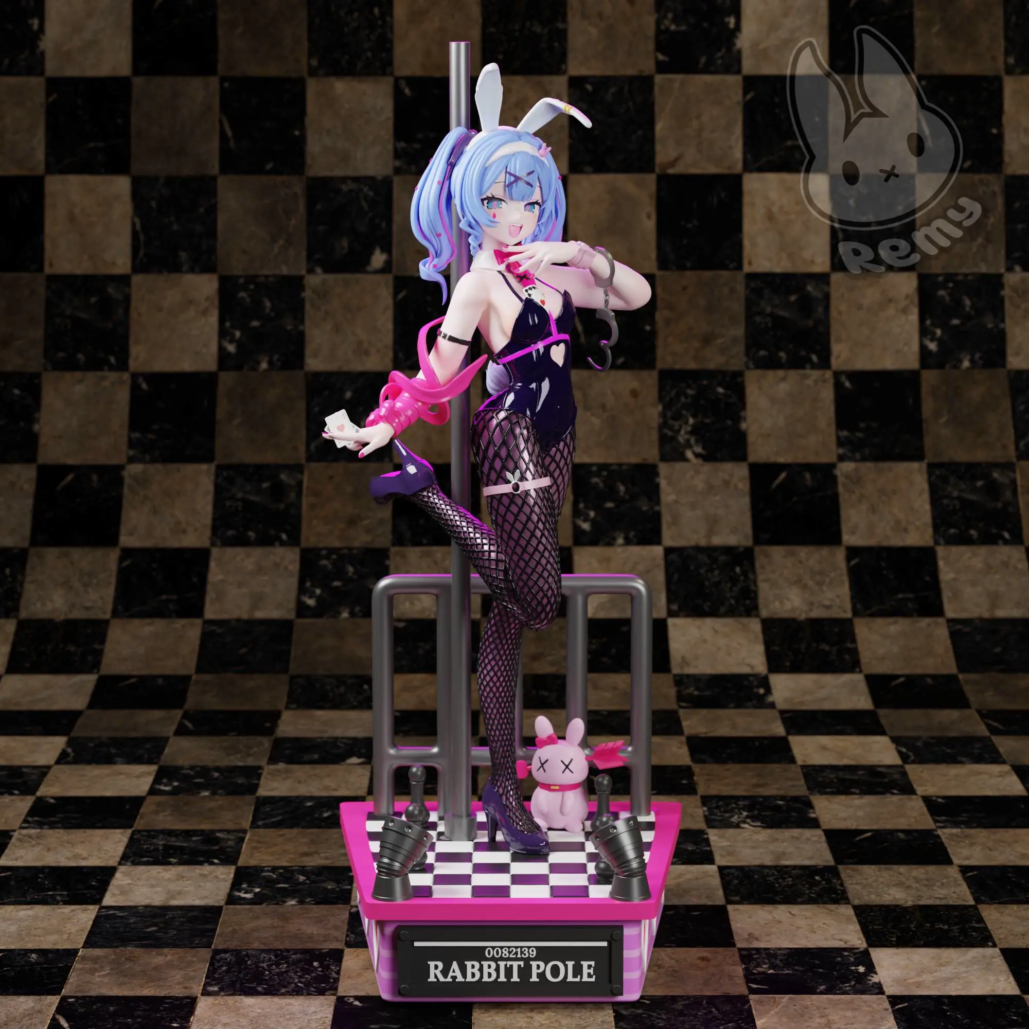 Characters & Creatures STL Download - Rabbit Hole - Hatsune Mikuby RemyJF