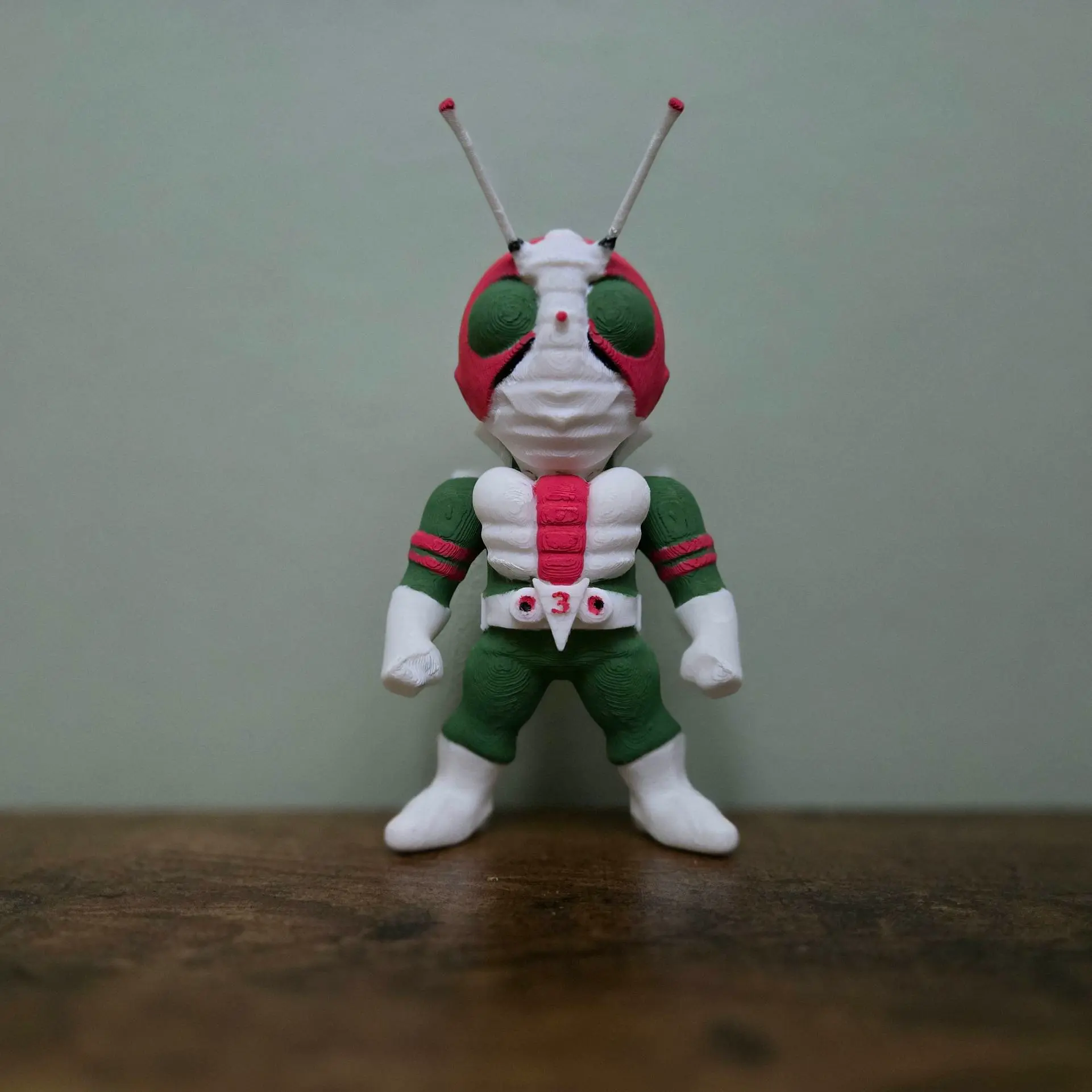 Characters & Creatures STL Download - Kamen Rider V3 (Q)by RainbowVCD