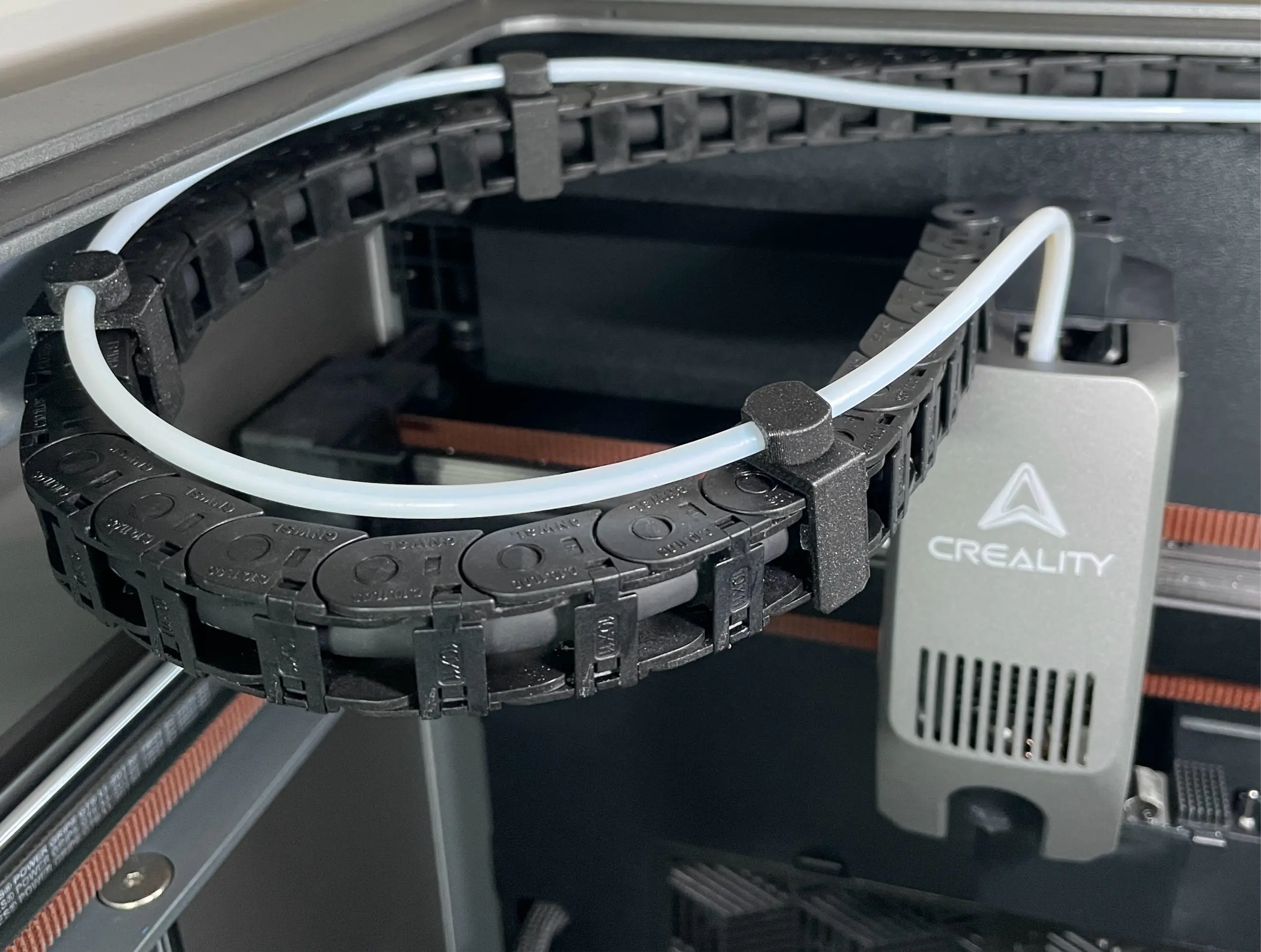 3D 프린터 도면 | 3MF 파일 다운로드 | Rotating PTFE tube holder Creality K2 ...