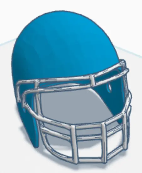 Free Sports & Exercise Equipment STL Download - Football Helmetby Dog 234