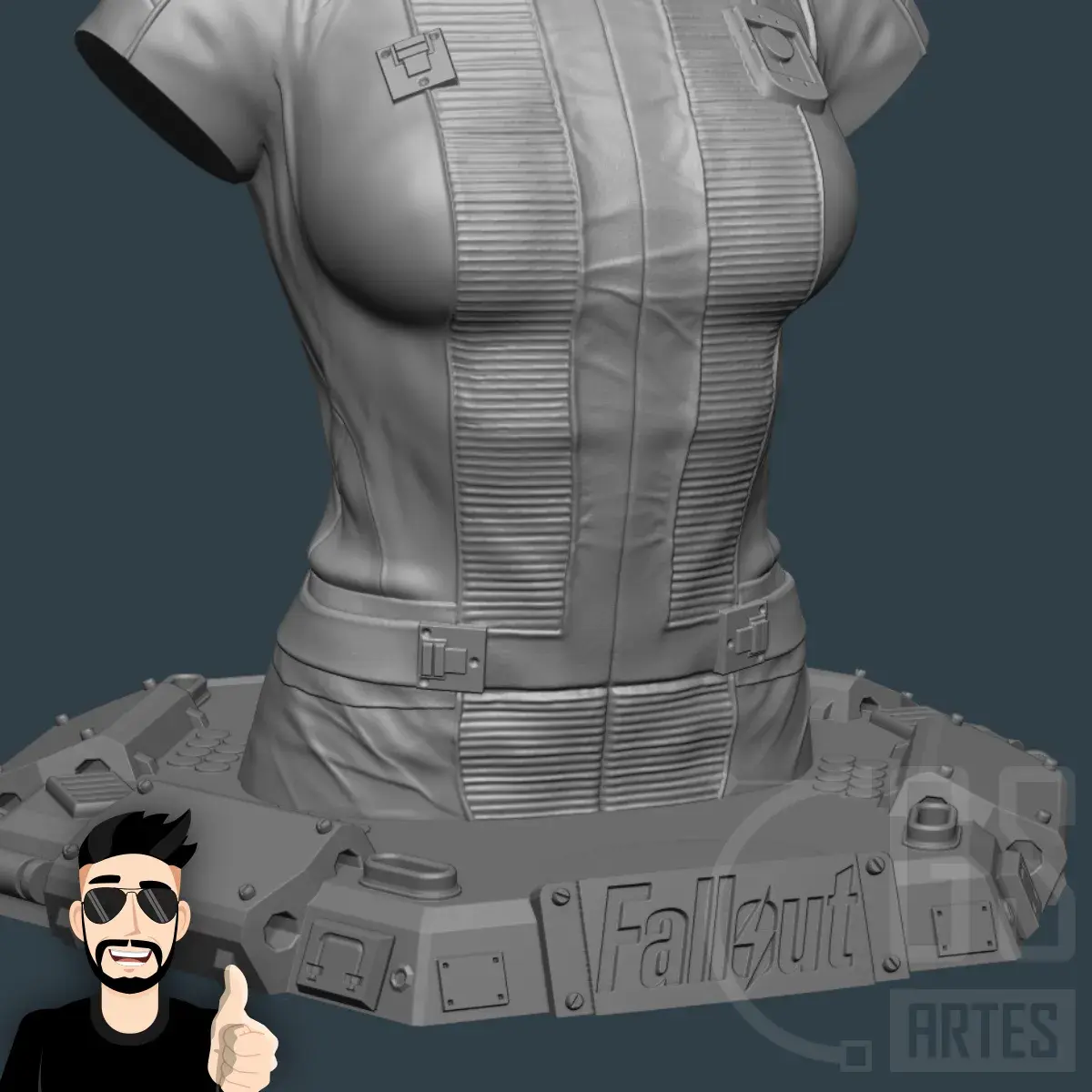 Characters & Creatures STL Download - LUCY MACLEAN - FALLOUTby CGS Artes