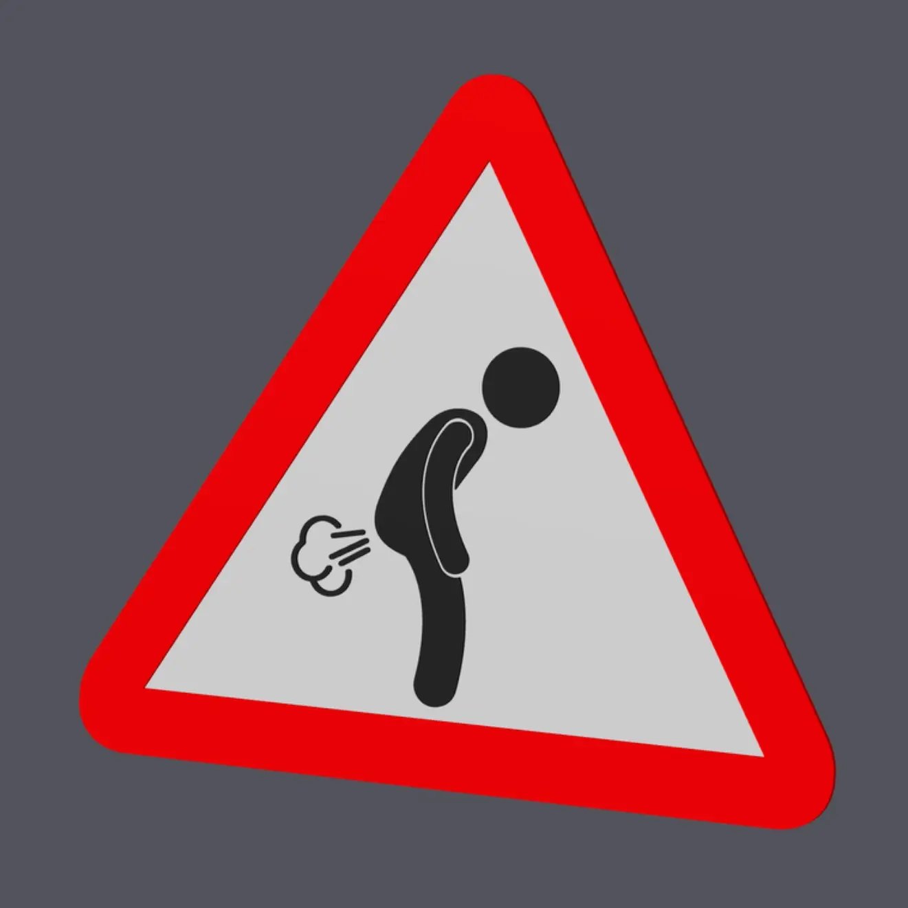 Home Decorations & Ornaments STL Download - Fart Warning Male Version ...
