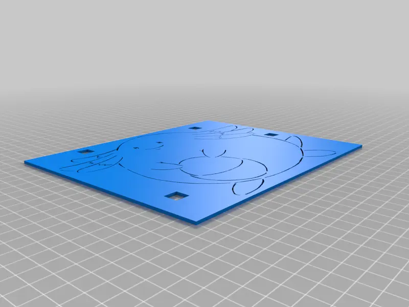 Free Other STL Download - 113 Chansey stencil + 2Dby SMT_M 🦊