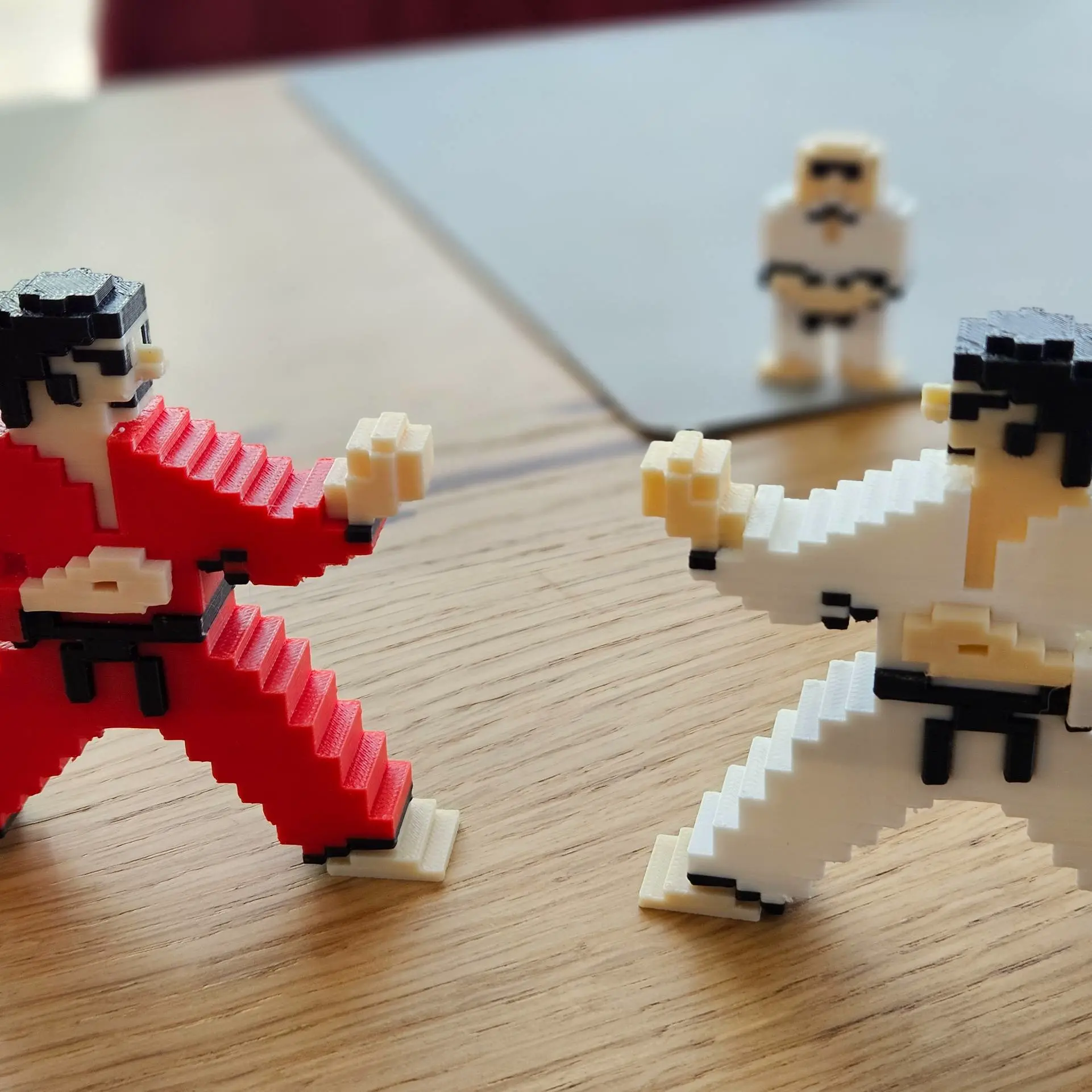 3D Printer Files | 3MF File | International Karate characters (C64) - 3 ...