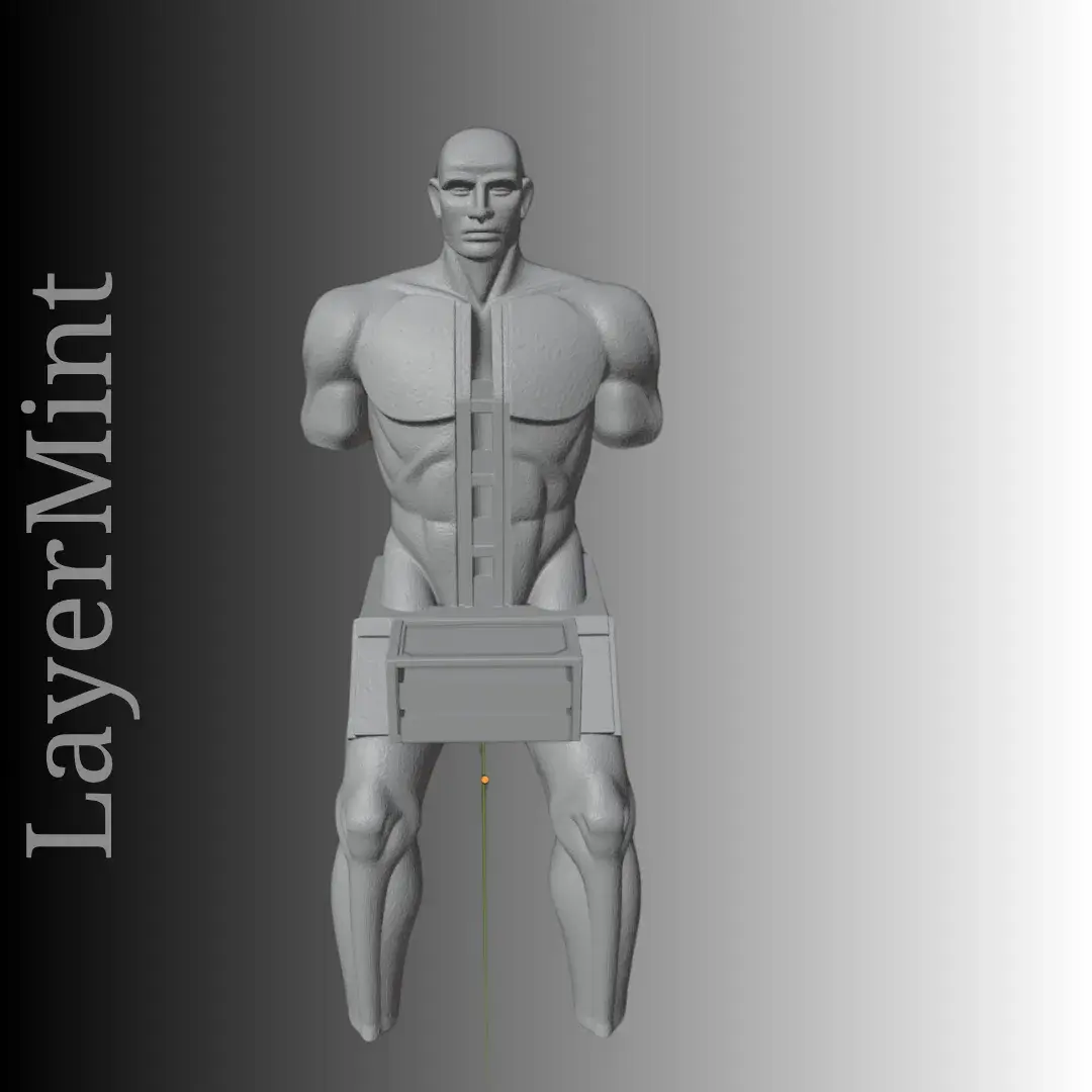 Home Decorations & Ornaments STL Download - Power Torso Desktop ...