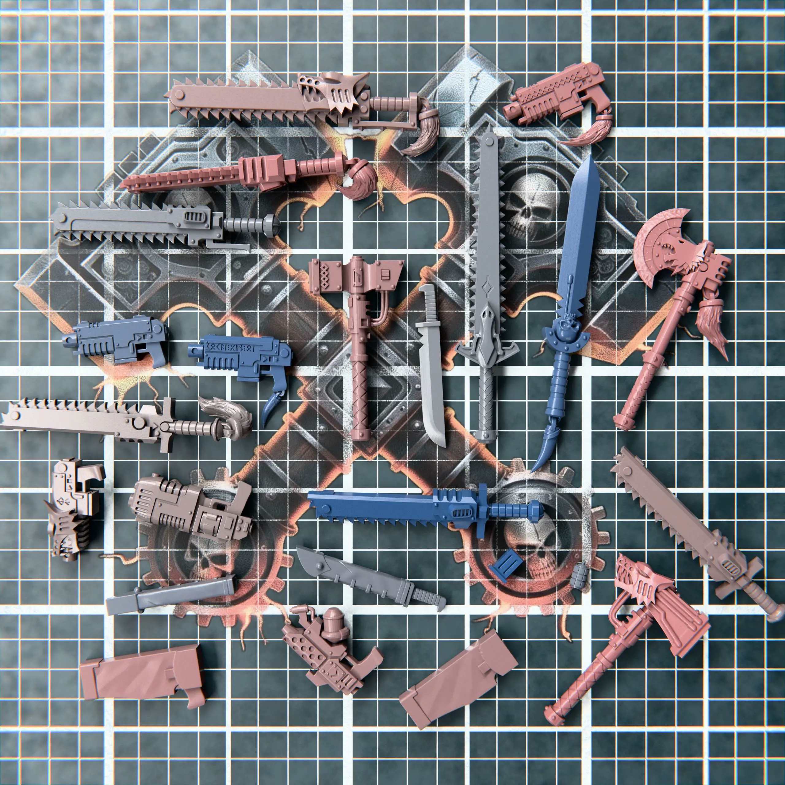 Miniature Games & Accessories STL Descarga - Iron Valiant Arsenal ...