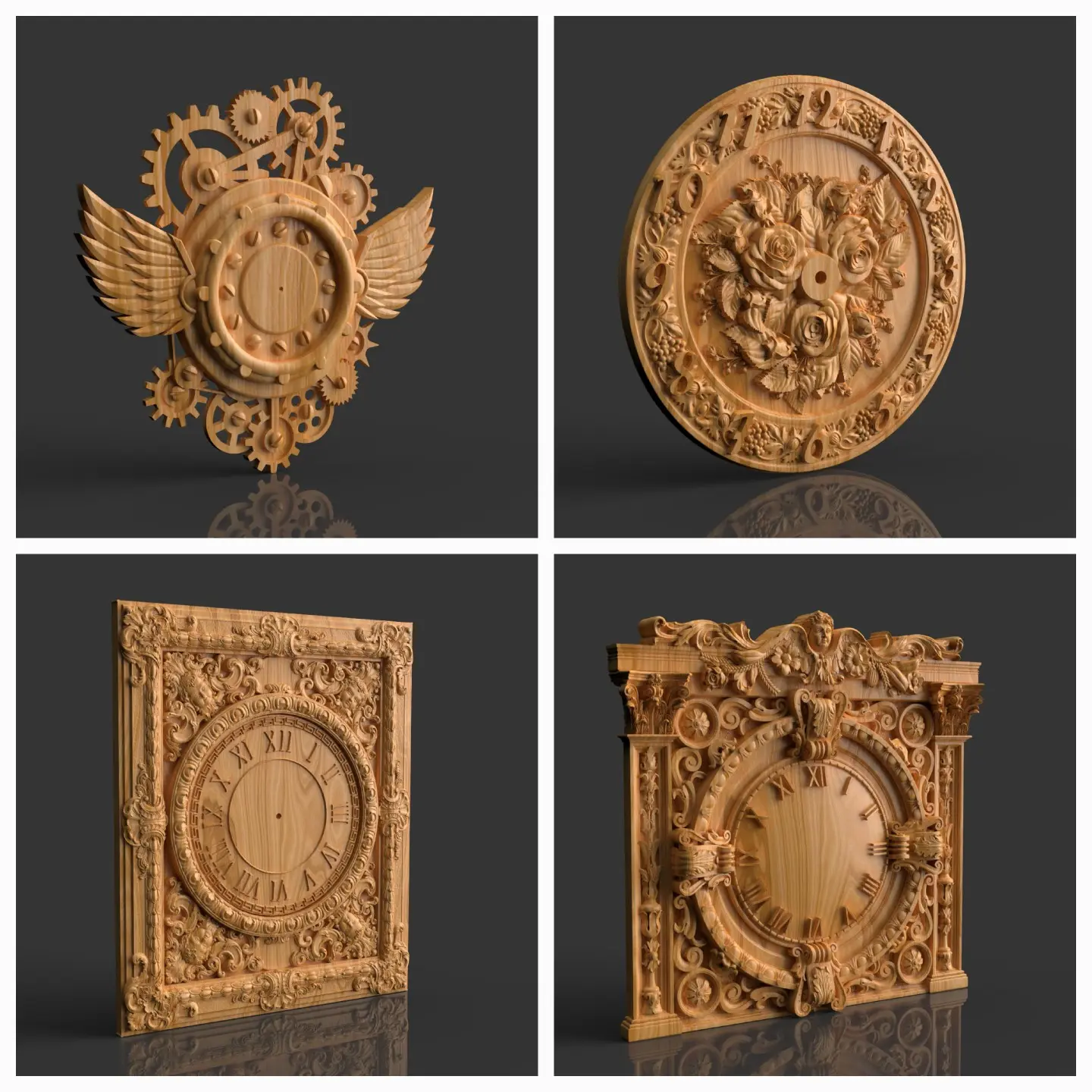 Sculptures & Artworks STL Download - Watch, Clock, time...by Ha333aP