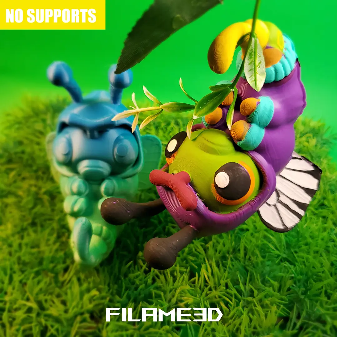 Characters & Creatures STL Download - CATERPIE / NO SUPPORT/ EASY ...