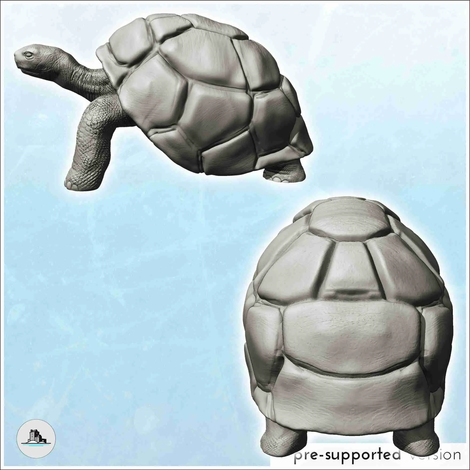Characters & Creatures STL Download - Turtle (23) - miniatures animal ...