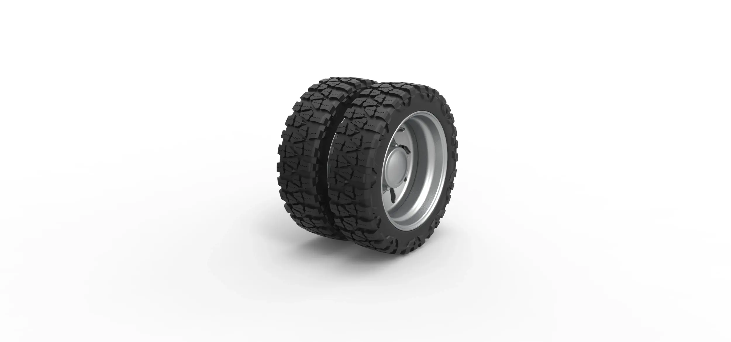 Vehicles & Machinery STL Download - 10 Triangular Hole rear semi wheel ...