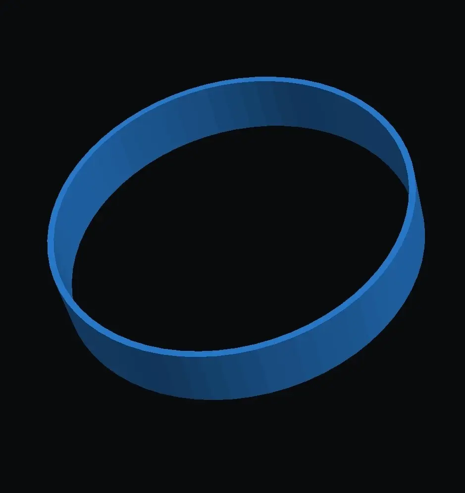 3D Printer Files | 3MF File | 160mm PVC Pipe Ring | Creality Cloud