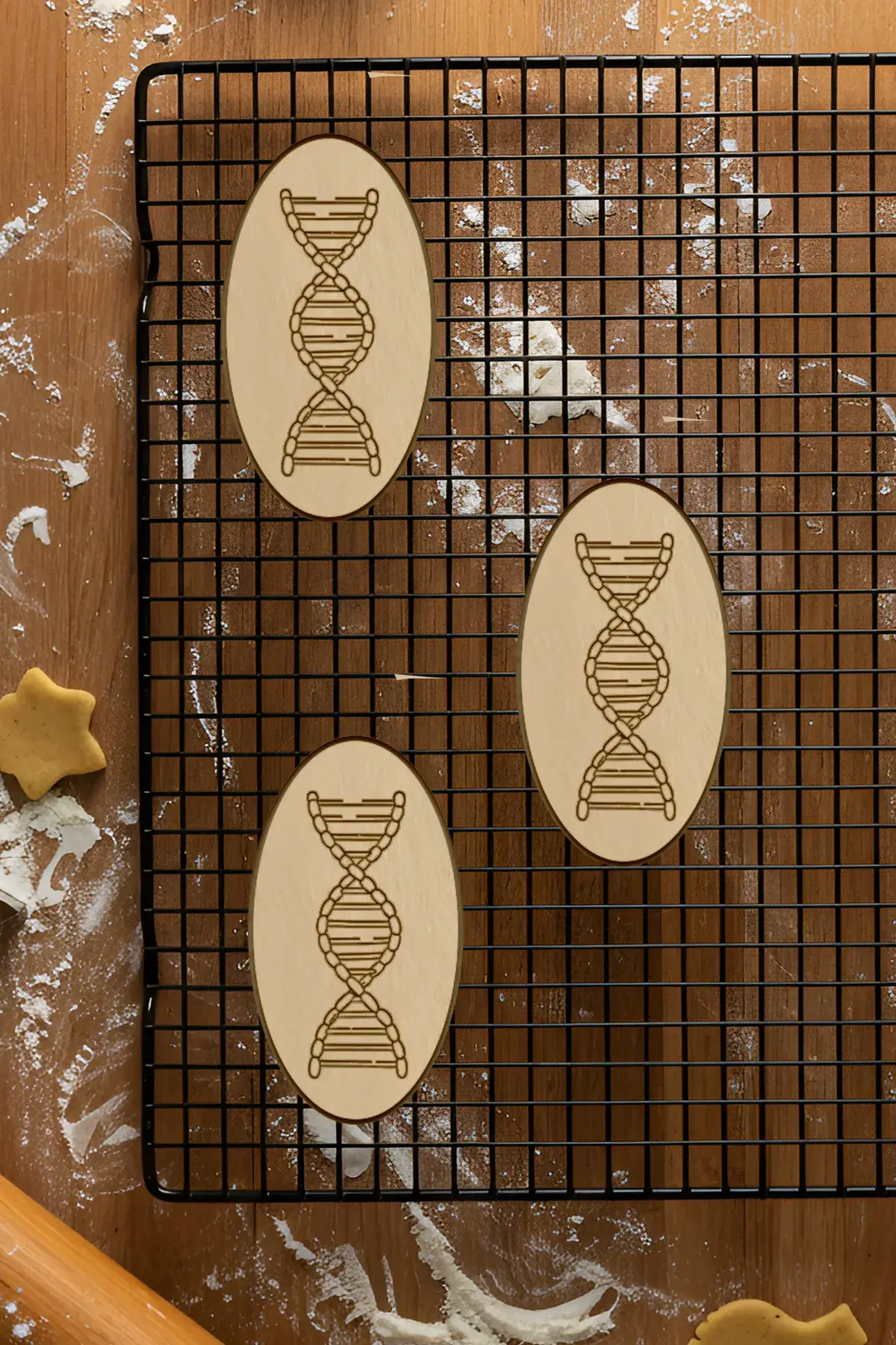 Ücretsiz Other STL indir - DNA Cookie Cutter, Biscuit Cutter - OALPO