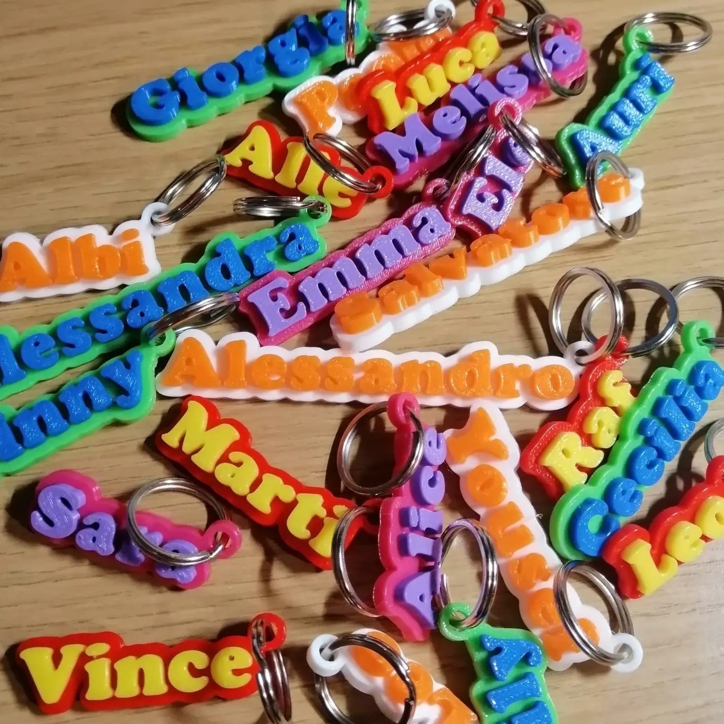 3D Printer Files | 3MF File | Custom Keychains Mix | Creality Cloud