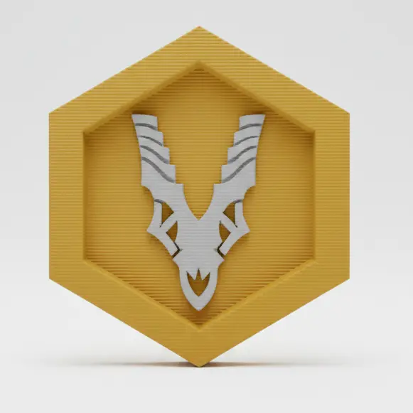 Badges & Coins STL Download - Kamen Rider Imperer Medalby Okami Yuzuru