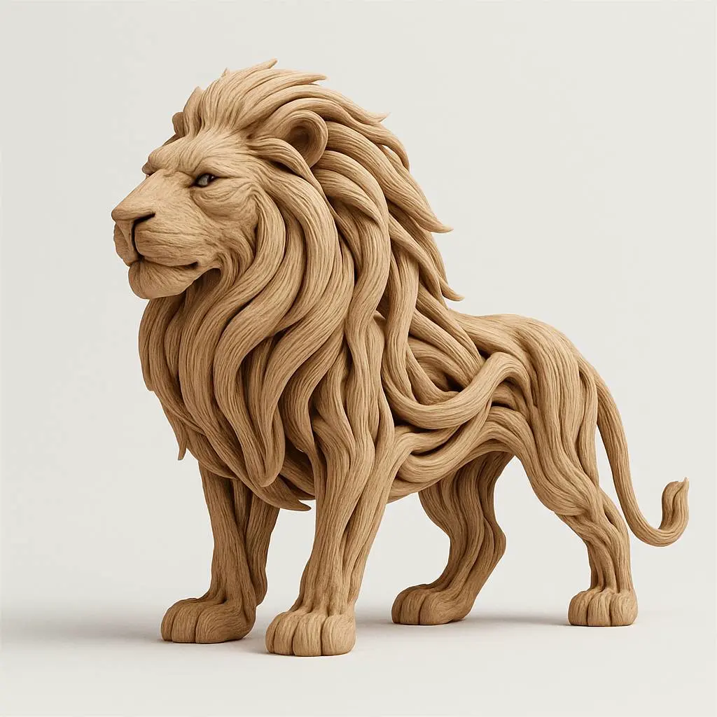 3D Printer Files | 3MF File | Lion - Roots of Life – The Wooden ...