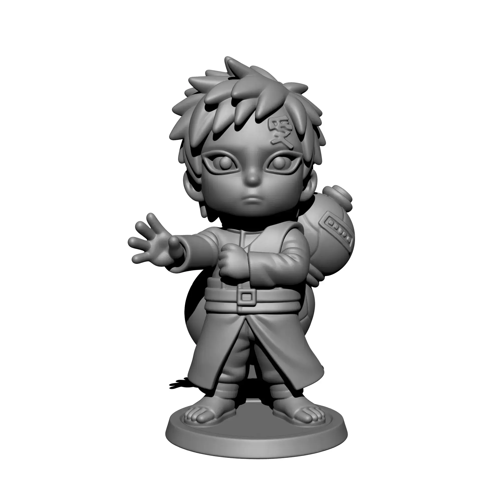 Characters & Creatures STL Download - Gaara - Narutoby GALAXIARUM 3D
