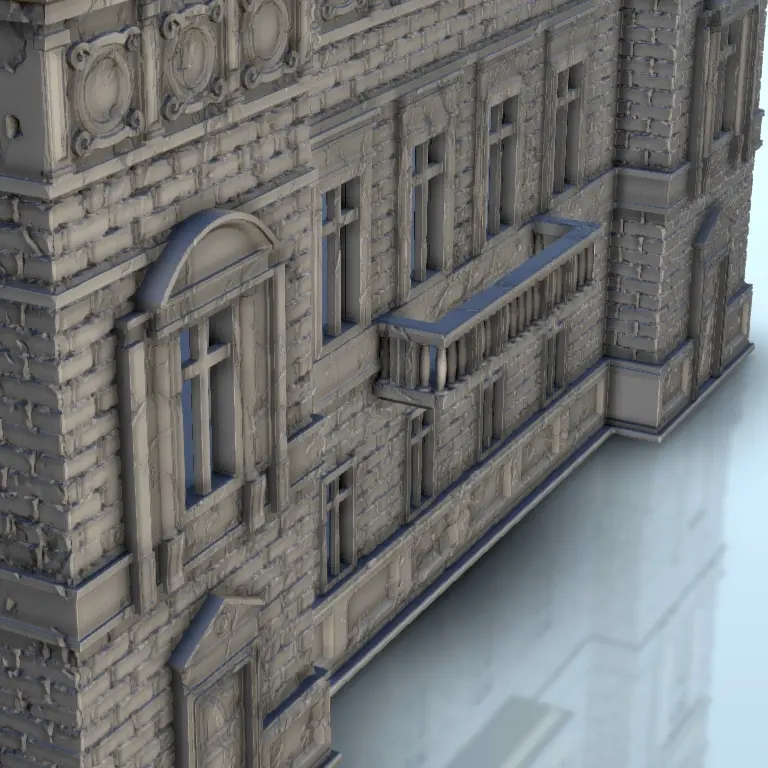 Other STL Download - Baroque building 6 - terrain WW2 scenery modern ...