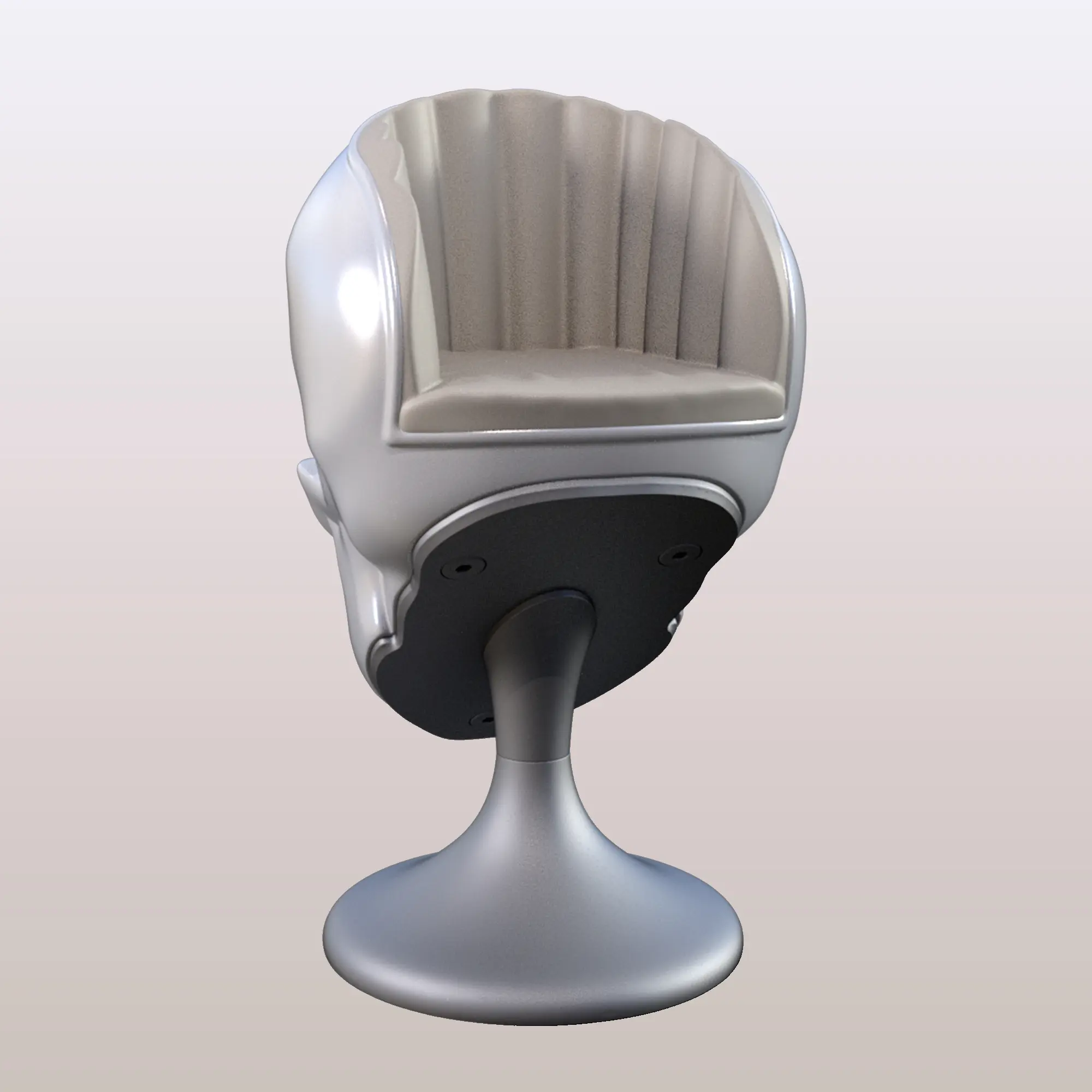 Digital Art STL Download - SKULL CHAIR ART DECORATIONby Oasis3dlab