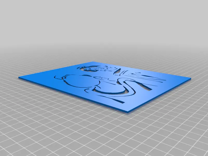 Free Digital Art STL Download - Aladdin stencil 2by SMT_M 🦊