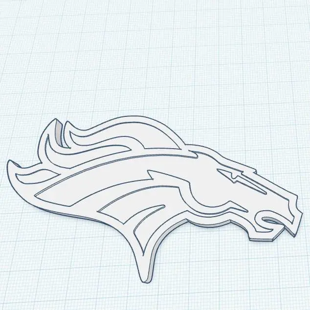 Free Other STL Download - Broncos logoby Technolazerax13