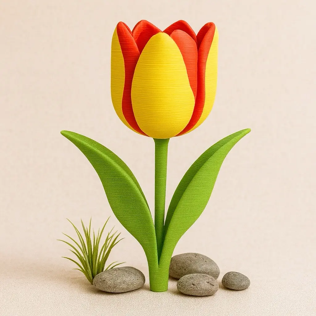 3D Printer Files | 3MF File | Cute Tulip | Creality Cloud