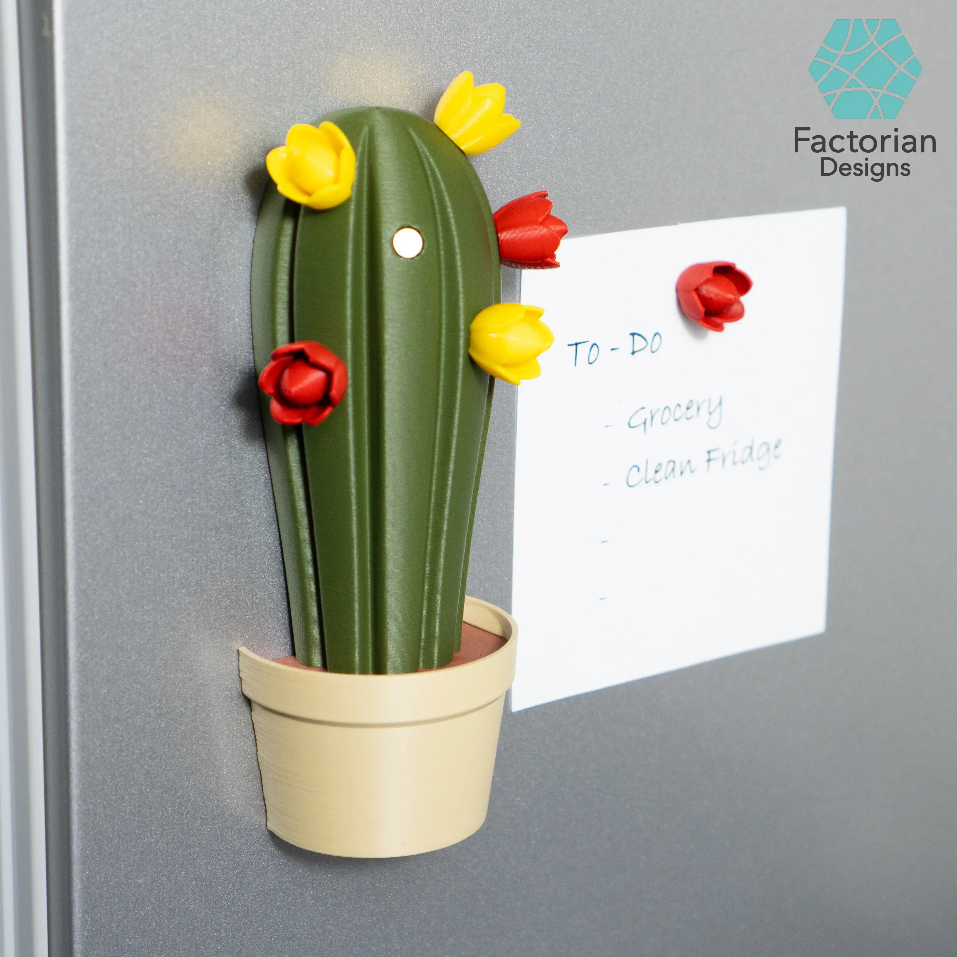 Home Decorations & Ornaments STL Download - Fridge Magnet "SnapCacti ...