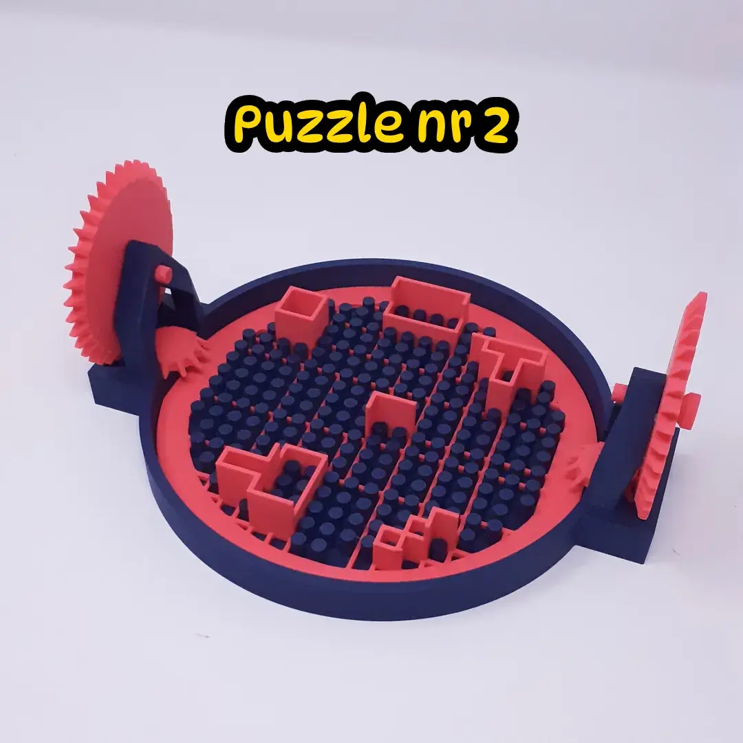 3D Printer Files | 3MF File | [Exclusive] Gear Path Maze - a set of 5 ...