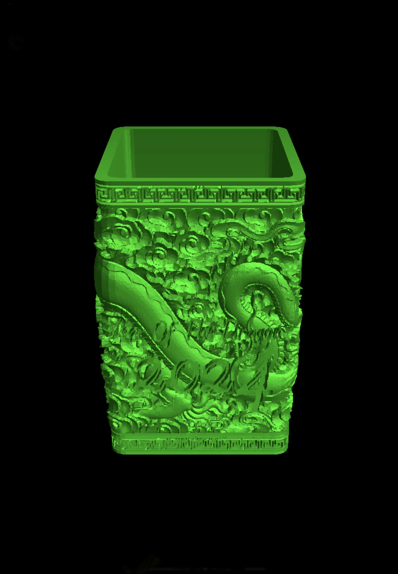 Free Home Decorations & Ornaments STL Download - Year Of The Dragon Pen Holder by Dean Liao