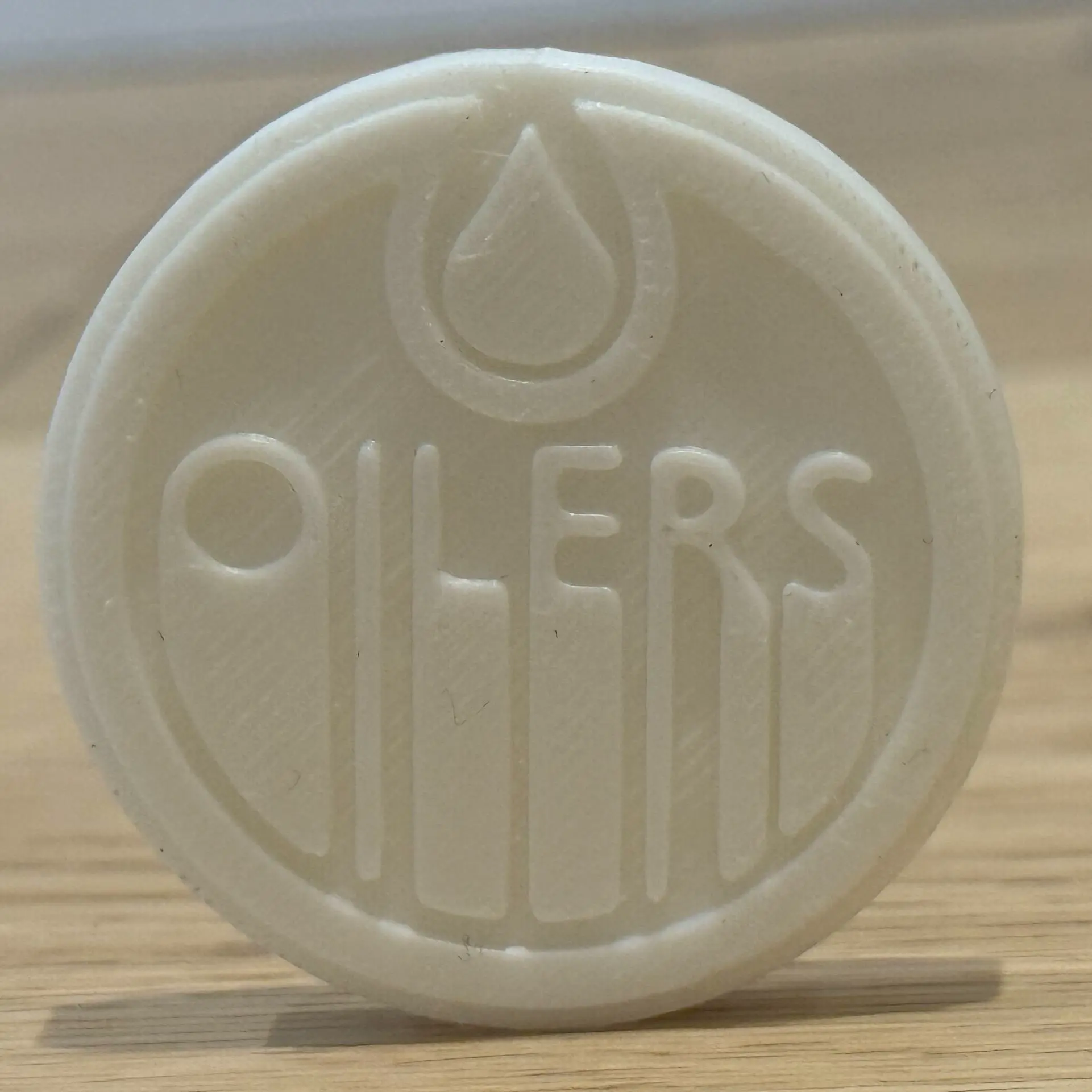 3D Printer Files | 3MF File | Small Oilers Logo Coin | Creality Cloud