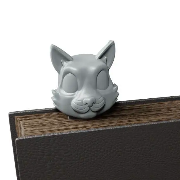 Other STL Download - Cat Bookmarkby Crosslances