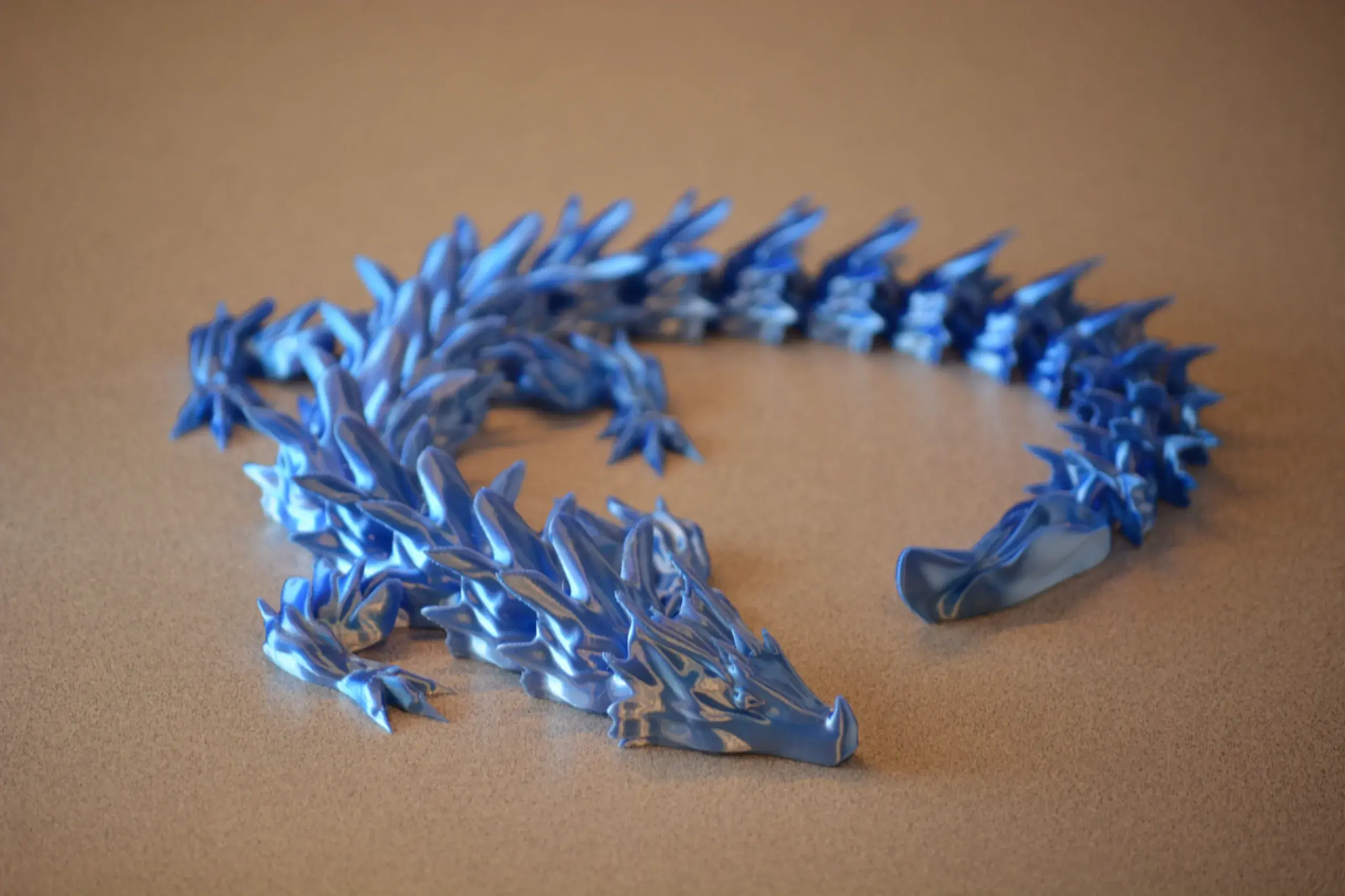 3D Printer Files | 3MF File | Articulated Water Dragon - Flexi Dragon | Creality Cloud