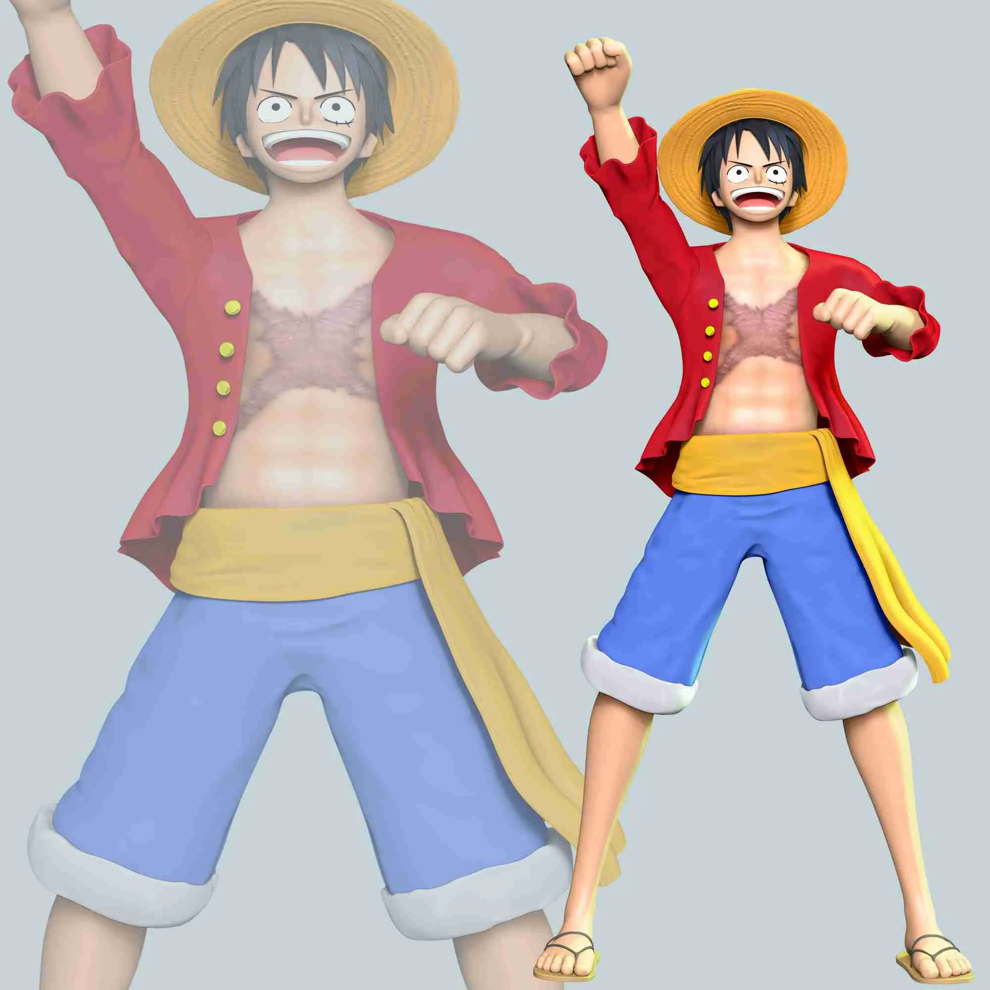Monkey D. Luffy - One Piece | 3D models download | Creality Cloud