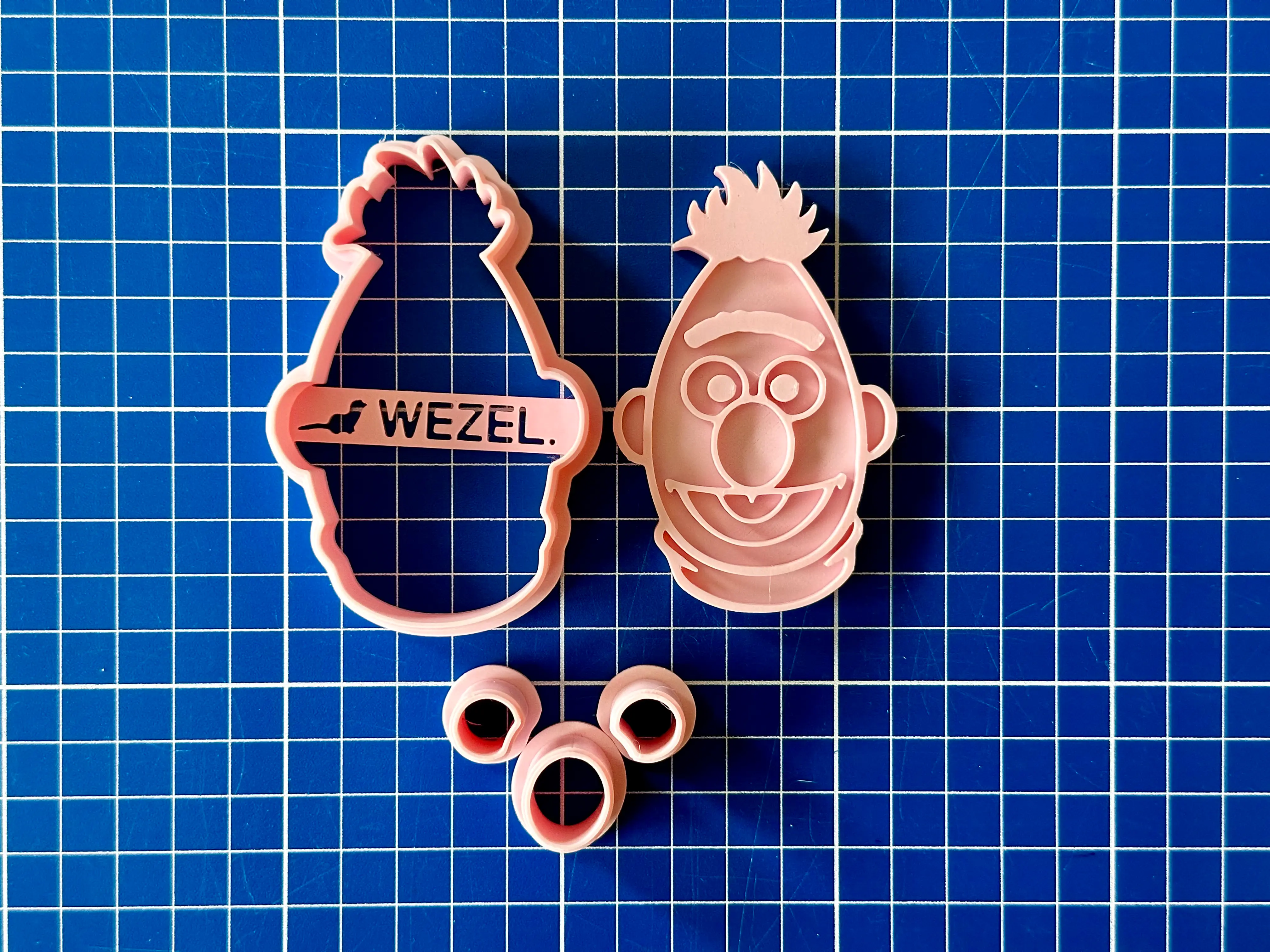 3D Printer Parts STL Download - Sesame Street Bert Cookie Cutterby ...