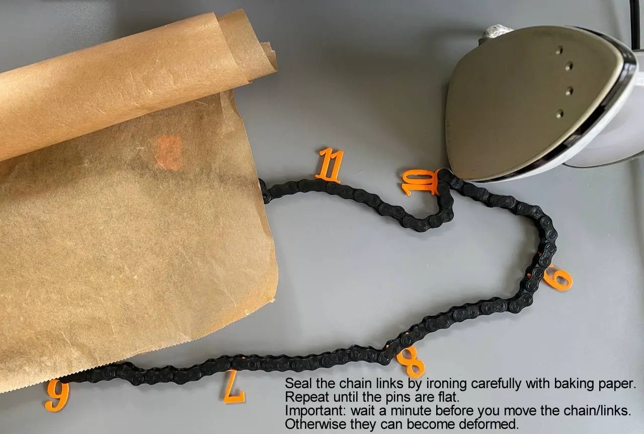 3D Printer Files | 3MF File | Chain Link Wall Clock | Creality Cloud