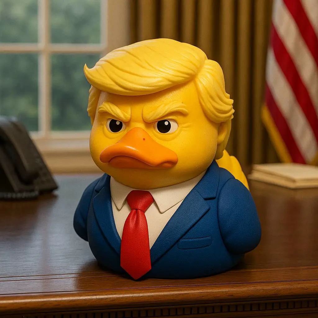 Characters & Creatures STL Download - Rubber Duck - Donald Trump - 3d ...