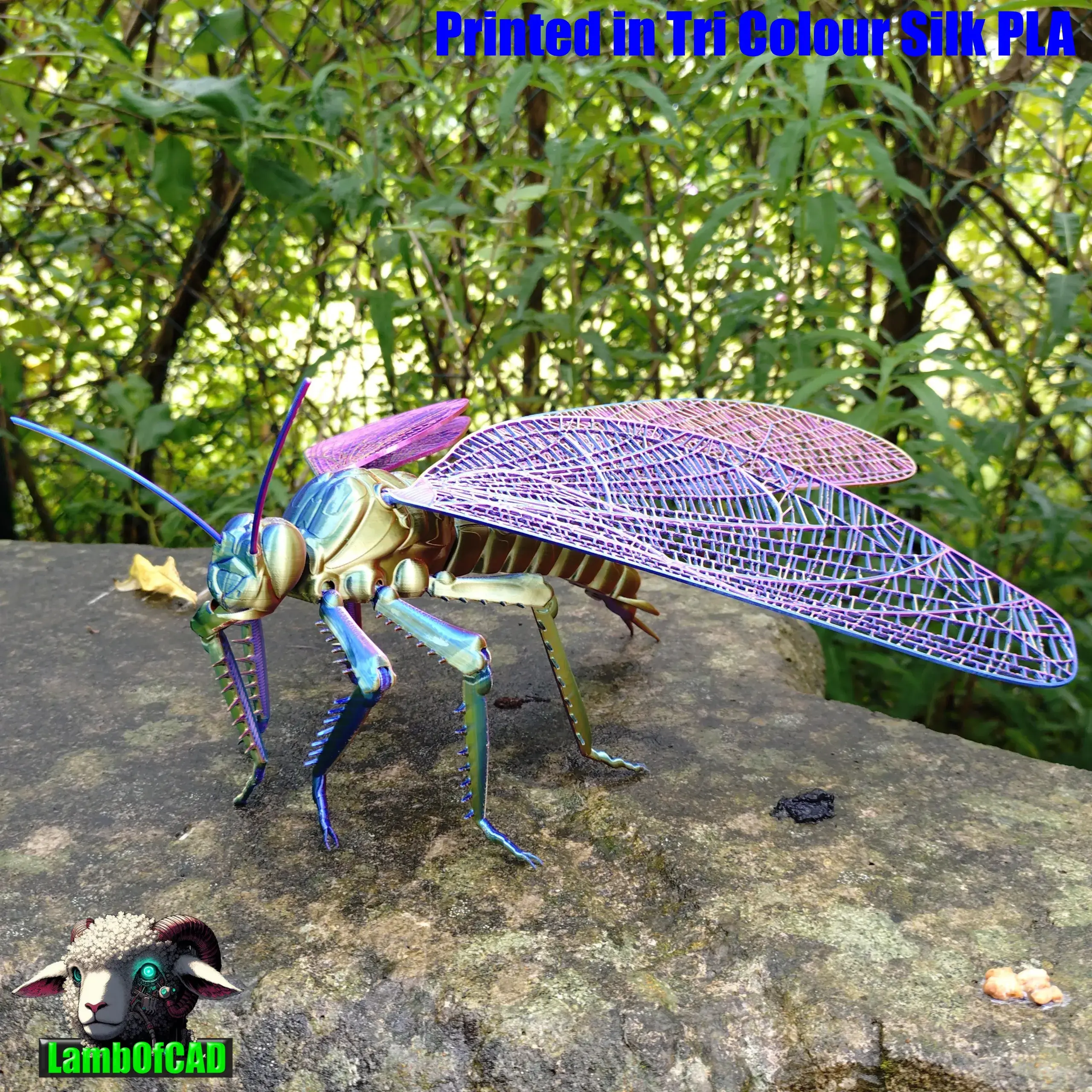 3D Printer Files | 3MF File | Meganeura Giant Prehistoric Dragonfly ...