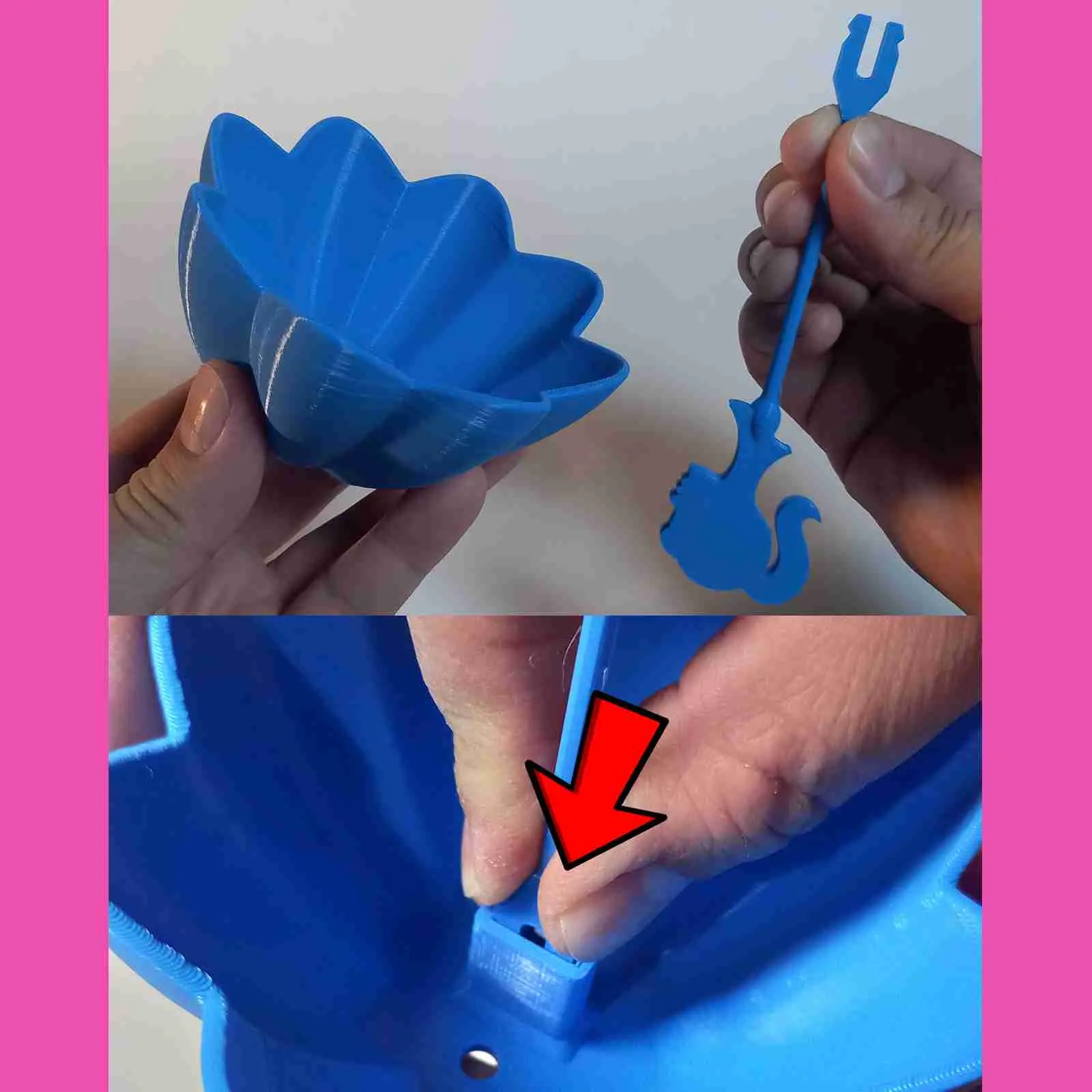 Other STL Download - UMBRELLA DESIGN FLOWER POT / BARBIE JEWELRY BOXby ...