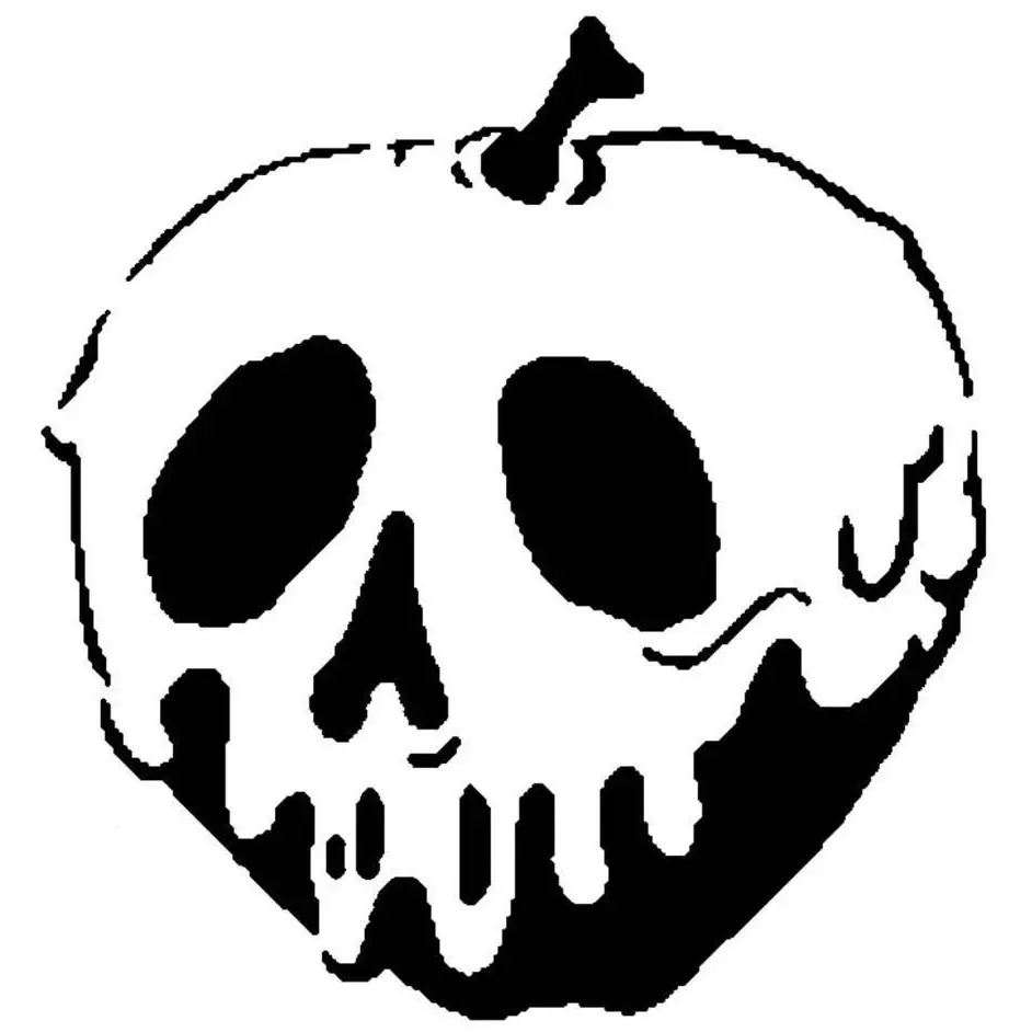 Free Digital Art STL Download - Poison Apple stencilby SMT_M 🦊