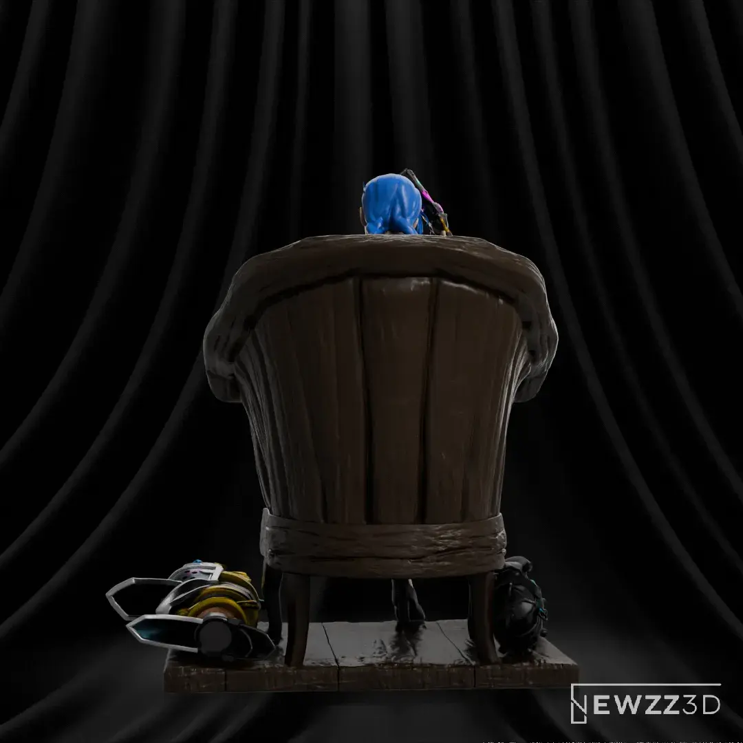 Characters & Creatures STL Download - Jinx Arcane Customby Newzz3D