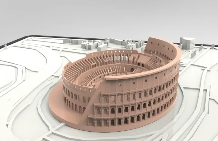 Miniature Games & Accessories STL Download - MODELLO 3D DEL COLOSSEO ...