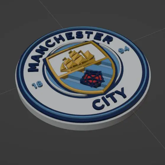 3D Printer Files | 3MF File | Manchester City Magnet | Creality Cloud
