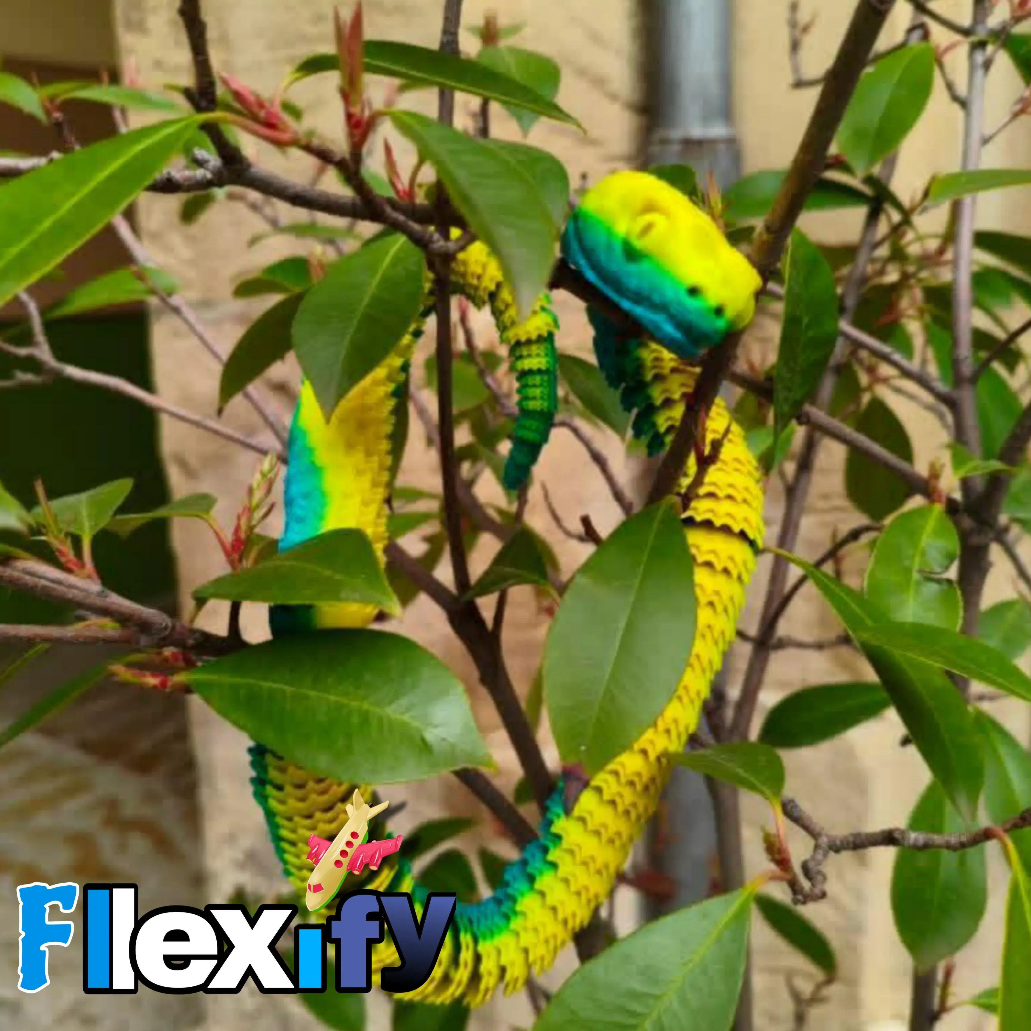 3D Printer Files | 3MF File | Flexi Snake- print in place | Creality Cloud