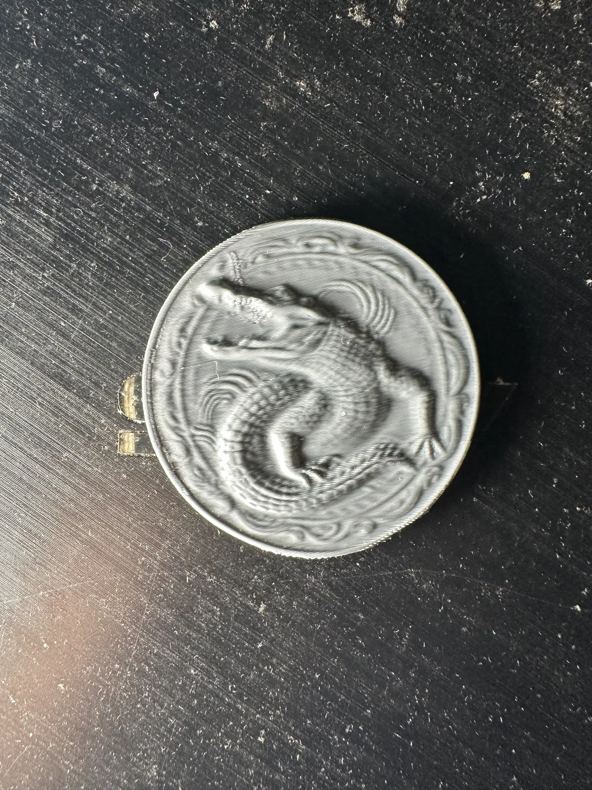 3D Printer Files | 3MF File | Alligator Token | Creality Cloud
