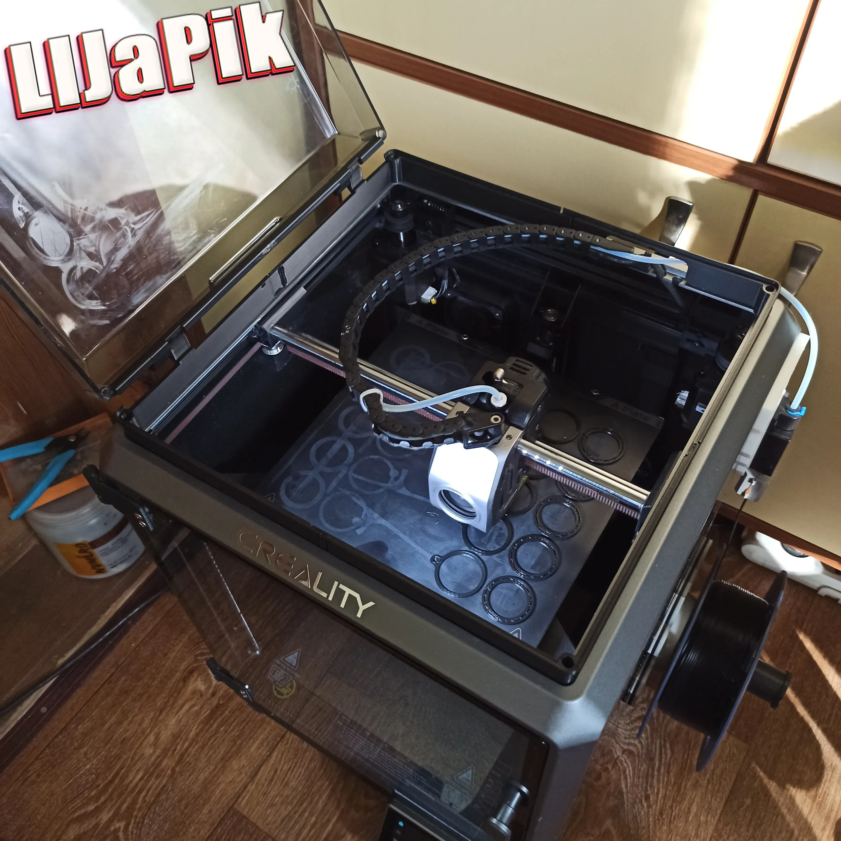 3D Printer Accessories STL indir - Riser lid Creality K1 - lllapik
