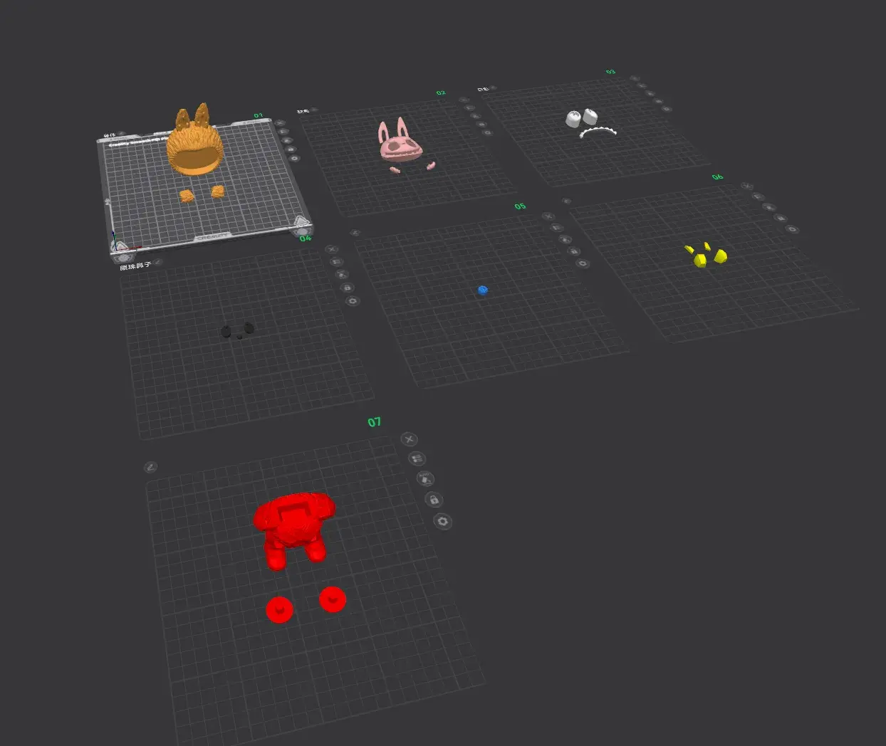 3D Printer Files | 3MF File | labubu Iron Man | Creality Cloud