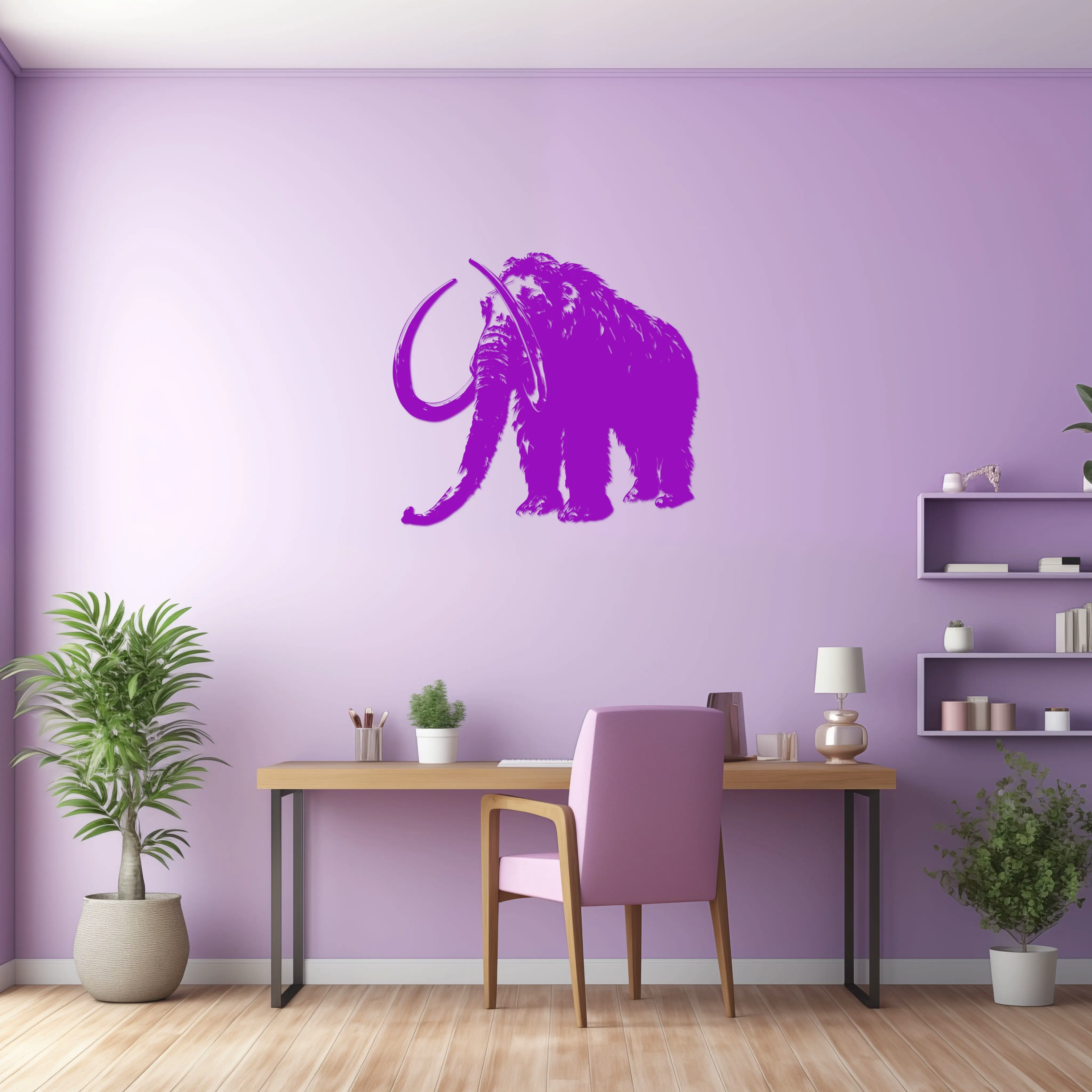 Home Decorations & Ornaments STL Download - Mammoth Wall Artby Ri0m0