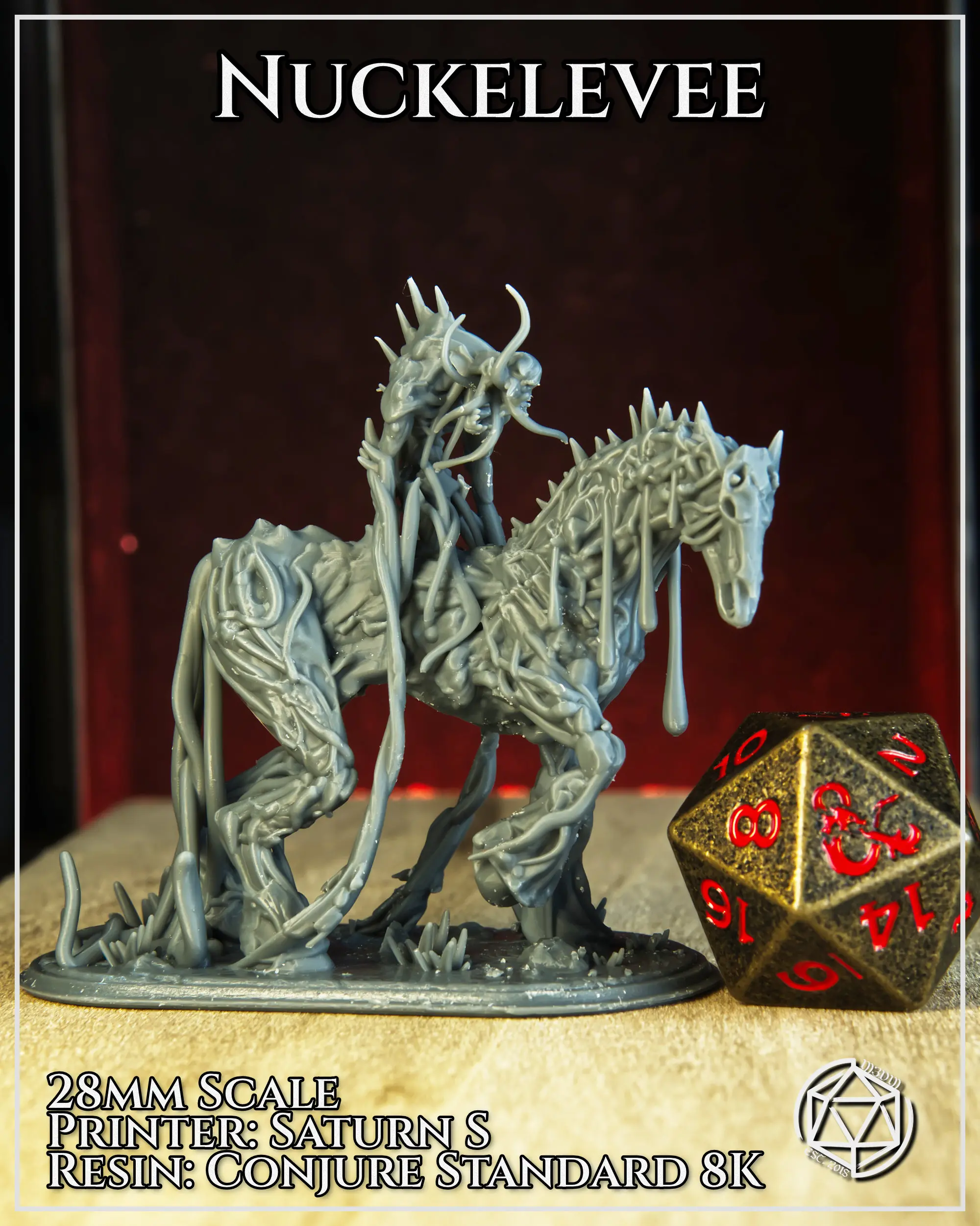 Characters & Creatures STL Descarga - Nuckelavee - M3DM